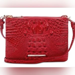 Brahmin | Bags | Brahmin Peri Red Crossbody Bag | Poshmark
